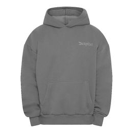 DROPSIZE Kapuzensweatshirt &raquo;Herren Heavy Oversize ''BROKEN DREAMS'' Hoodie&laquo;, 1 Stk. washed black XXL XXL Hoodies mit Kapuze und bequemer K&auml;ngurutasche