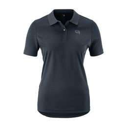 Gonso Radtrikot &raquo;Essential Poloshirt W&laquo; Damen Radshirt, Polo-Shirt mit Spitzkragen, mit R&uuml;ckentasche nachtblau 38 38 K&ouml;rpernahe Passform