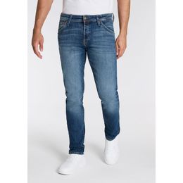 Jack & Jones JACK & JONES Slim-fit-Jeans »JJIGLENN – Jeans mit Gürtelschlaufen und Used-Waschung«, Used, modisch, slim fit, Denim/Jeans light-blue-denim 29 -...