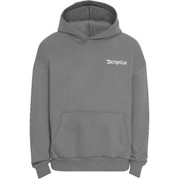 Dropsize Herren Kapuzensweatshirt &raquo; Herren Heavy Oversize Blurred Logo Hoodie&laquo;, 1 Stk. S