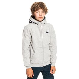 Quiksilver Kapuzensweatshirt &raquo;Best Wave&laquo; Light Grey Heather 12 12 Stoff: Mischgewebe aus Baumwolle und Polyester