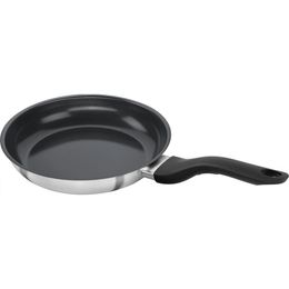 Henckels by Zwilling Bratpfanne Stream Ceramic, Schwarz/ Silber, Metall, rund, ergonomischer Griff, Kochen, Pfannen, Bratpfannen