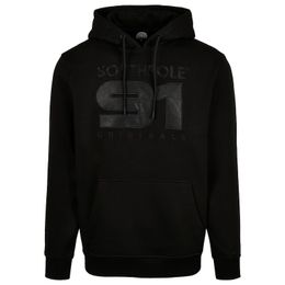 Southpole Kapuzensweatshirt »Herren Hoody with PU application«, 1 Stk. black M M Hoodies mit Kapuze und bequemer Kängurutasche