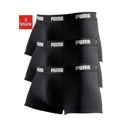 Puma Hipster, 3er-Packer Packung, mit Logoschriftzug auf breitem Bund schwarz S S Herrenunterhose von Puma