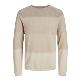 Jack & Jones JACK & JONES Pullover 'JJEHill' Herren Gr&ouml;&szlig;e L beige