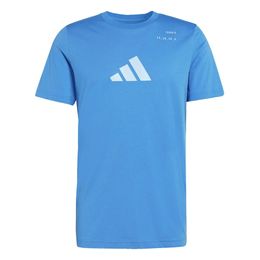 adidas Performance Funktionsshirt Herren Gr&ouml;&szlig;e XXXL azur / pastellblau