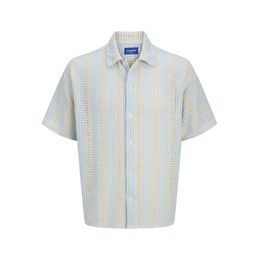 Jack & Jones JACK & JONES Hemd 'JORBellagio' Herren Gr&ouml;&szlig;e M beige / hellblau