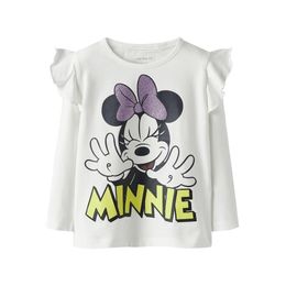 name it Shirt 'NMFDESSI MINNIE' M&auml;dchen Gr&ouml;&szlig;e 104 gelb / lila / schwarz / wei&szlig;