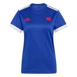 adidas Performance Funktionsshirt 'Frankreich Rugby Home Replica Supporter' Damen Gr&ouml;&szlig;e XXL royalblau / rot / wei&szlig;