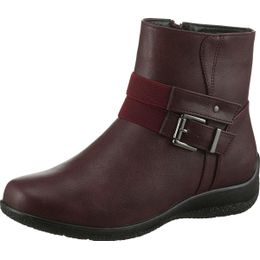 Damen Stiefelette mit Warmfutter bordeaux Gr&ouml;&szlig;e 38