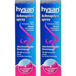 Hysan Schnupfenspray Doppelpackung (2x10ml) 2 St