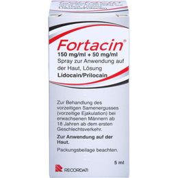 Fortacin 150 mg/ml + 50 mg/ml Spray z.Anw.a.Haut 5 ml