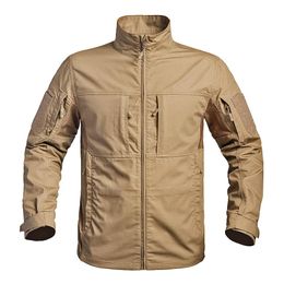 Short Jacket Fighter tan, Gr&ouml;&szlig;e L
