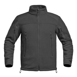 Polar Fleece Jacket Fighter schwarz, Gr&ouml;&szlig;e L