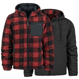 Fostex Sherpa-Softshell Wendejacke rot/schwarz, Gr&ouml;&szlig;e XXL