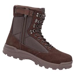 Brandit SWAT Tactical Boots Zipper braun, Gr&ouml;&szlig;e 47