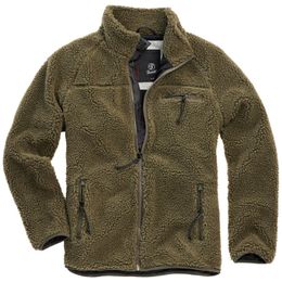 Brandit Teddyfleece Jacke oliv, Gr&ouml;&szlig;e XL