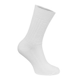 Sportsocken mit Pl&uuml;schsohle weiss, Gr&ouml;&szlig;e 42-44