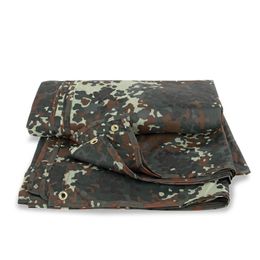 MFH Mehrzweckplane Tarp PES flecktarn, Größe 4.0x5.0 Meter
