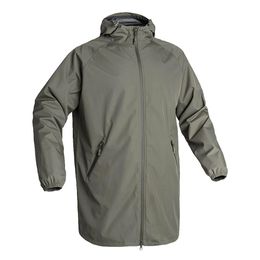 Lightshell Long Jacket Rain Protect oliv, Gr&ouml;&szlig;e XS