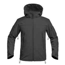 Softshell Jacket V2 Fighter schwarz, Gr&ouml;&szlig;e 3XL