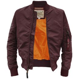 Alpha Industries MA-1 TT Bomberjacke dark maroon, Gr&ouml;&szlig;e S