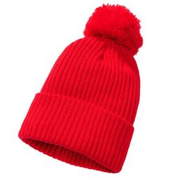 Brandit Bobble Hat Bommelm&uuml;tze rot