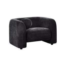 Beliani Sessel LEIREN in Schwarz - (W) 113 x (H) 68 x (L) 87 cm | Gr.: onesize