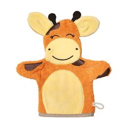 Erwin M&uuml;ller Erwin M&uuml;ller Frottier Kinder-Waschhandschuh 2-in-1 in orange | Gr.: onesize