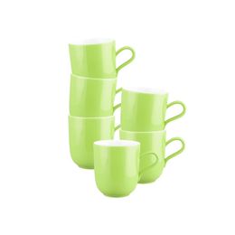 Seltmann Weiden 6er Set Henkelbecher Liberty Pure Colors 400 ml in Lime Green | Gr.: onesize