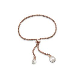 925 Silber, vergoldet (Roségold 333) Damen SilberDream Armbänder bis ca. 25cm | Gr.: onesize