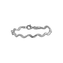 925 Sterling Silber Damen SilberDream Armb&auml;nder Welle ca. 18,5cm | Gr.: onesize