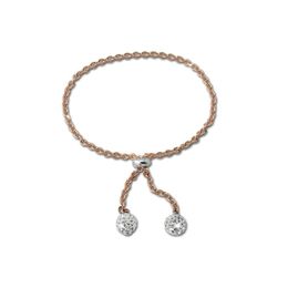 925 Silber, vergoldet (Roségold 333) Damen SilberDream Armbänder bis ca. 25cm | Gr.: onesize