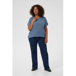 Kaffe curve Kurzarm-Bluse KCami Loose fit in Bering Sea | Gr.: 54