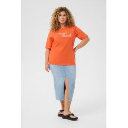 Kaffe curve T-shirt KCviola Loose fit in Grenadine | Gr.: L