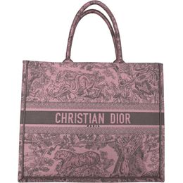 Christian Dior Shopper - Dior Large Book Tote Toile de Jouy Pink - Gr. unisize - in Gold - f&uuml;r Damen