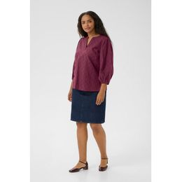 Kaffe curve Langarm-Bluse KCloulou Regular fit in Windsor Wine | Gr.: 46