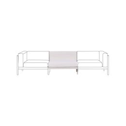 Beliani Gartensofa FERRETTI in Beige - (W) 88 x (H) 68 x (L) 73 cm | Gr.: onesize