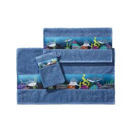 Erwin M&uuml;ller Erwin M&uuml;ller Frottier Frottier-Set 3-teilig in blau | Gr.: onesize