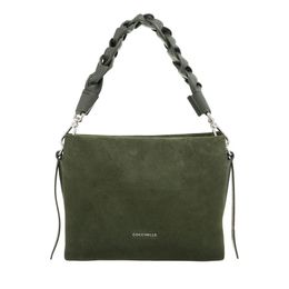 Coccinelle Crossbody Bags - Boheme Suede Bimaterial - Gr. unisize - in Gr&uuml;n - f&uuml;r Damen