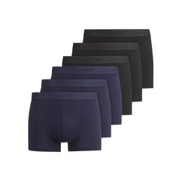 OLYMP Boxershort 6er Pack in Blau/Schwarz | Gr.: L