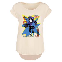 F4NT4STIC Long Cut T-Shirt Big Hero 6 Hiro Manga in Whitesand | Gr.: XS