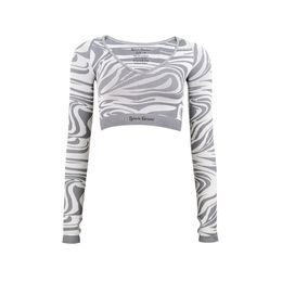Roberto Geissini Langarm Sport Top Zebra | Gr.: L