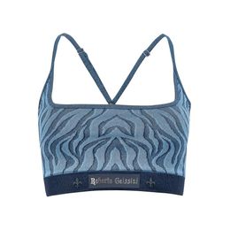 Roberto Geissini Sport Top Zebra Blau | Gr.: M