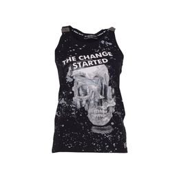 Roberto Geissini Skull The Change Top Schwarz | Gr.: XXL