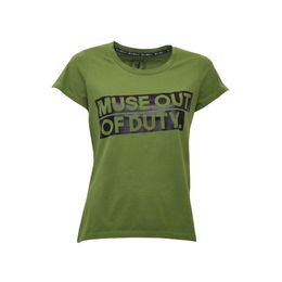 Roberto Geissini Muse Out Of Duty T-Shirt Khaki | Gr.: S