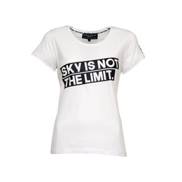 Roberto Geissini Sky is not the limit T-Shirt Wei&szlig; | Gr.: XXL