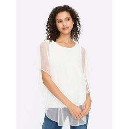Heine 2-in-1-Shirt in ecru | Gr.: 42