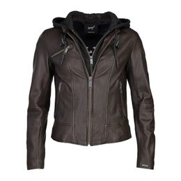 Maze Lederjacke Mico in dunkelbraun | Gr.: S