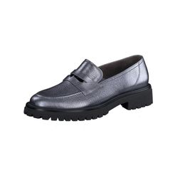 Paul Green Klassischer Slipper in silber | Gr.: 41,5